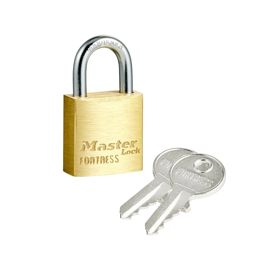 Master Lock 20mm Fortress Brass Padlock With 11mm Shackle | Single, Do