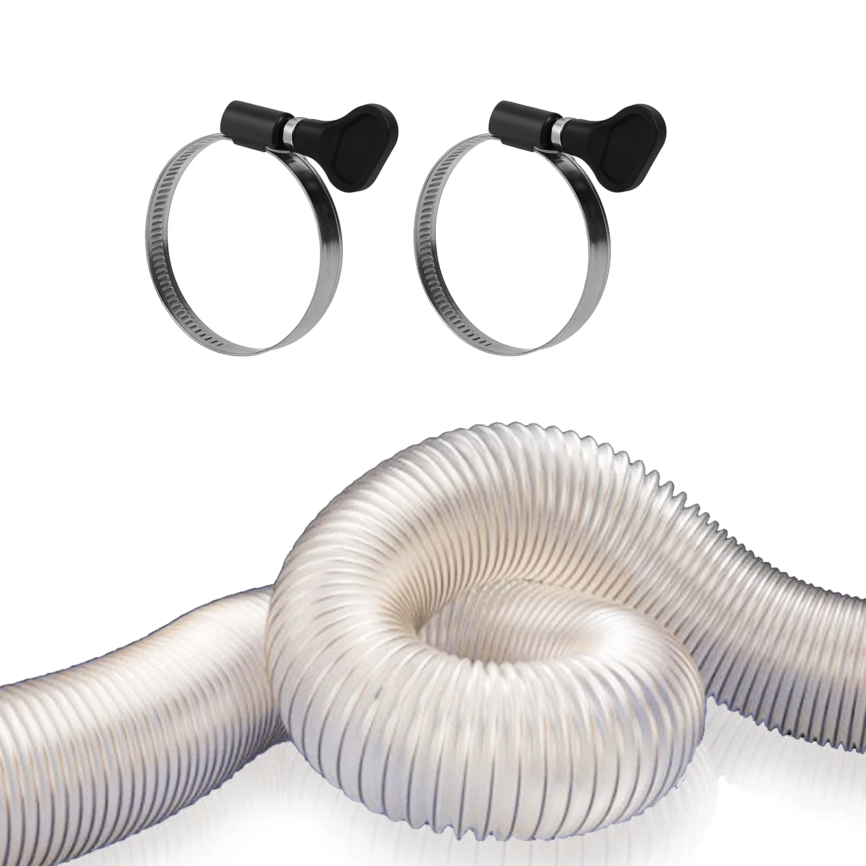 Oltre 100 mm (4″) Dust Hose Kit with 2 Hose Clamps OT-DHK-100 *New Arr