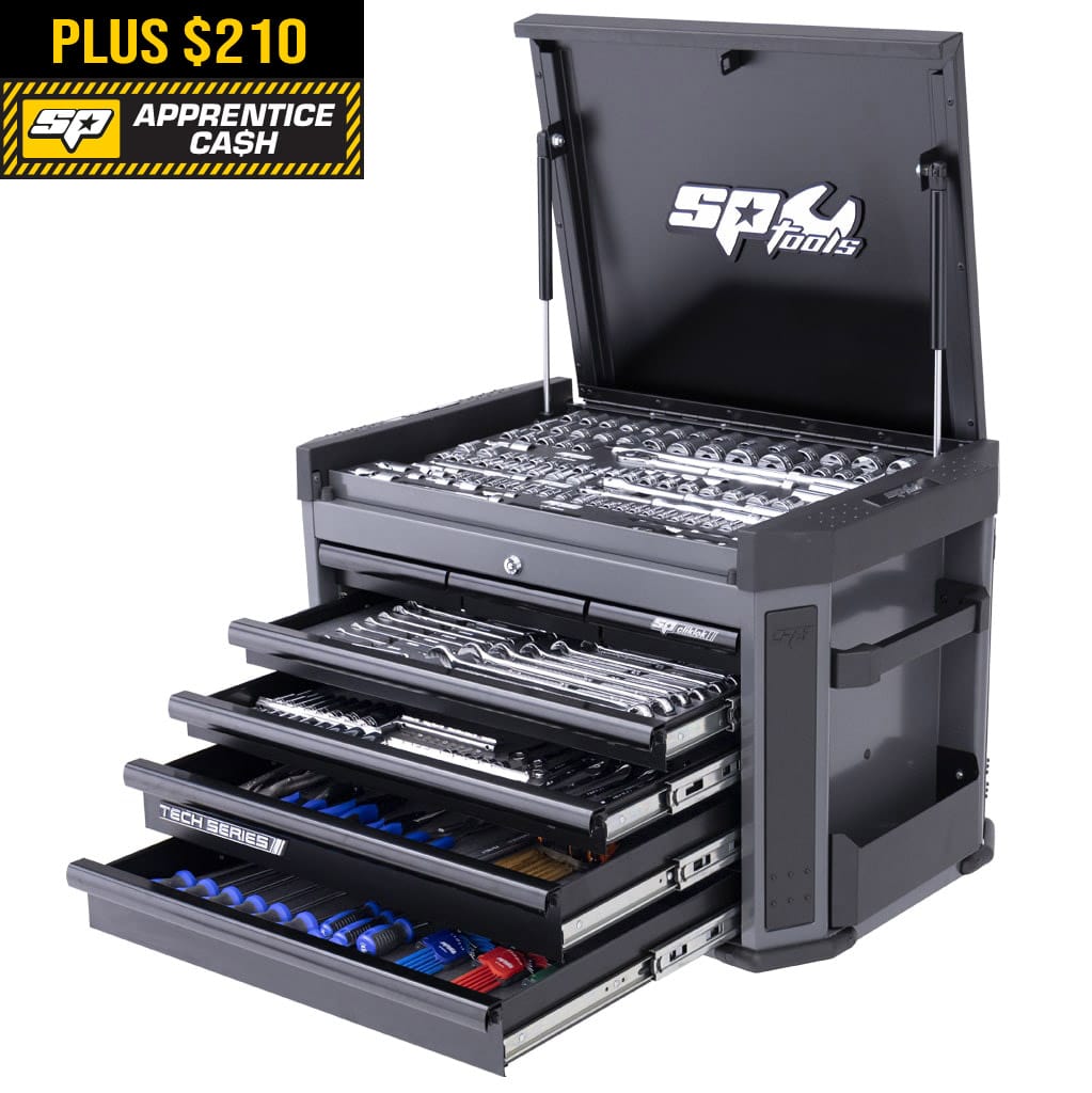 Tech Series Tool Kit 281Pce Metric/Sae Diamond Black - SP52255D by SP