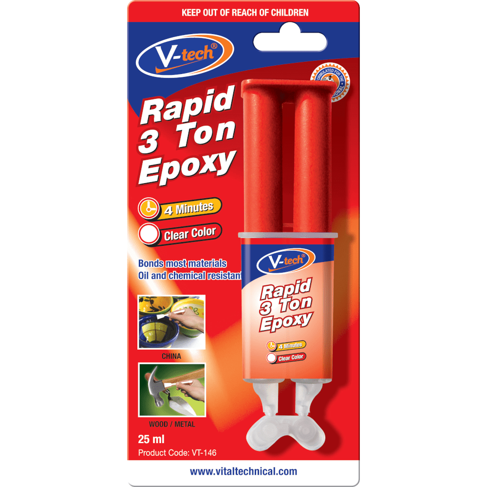 25ml 3Ton 4Min Rapid Epoxy Adhesive VT-146 V-Tech