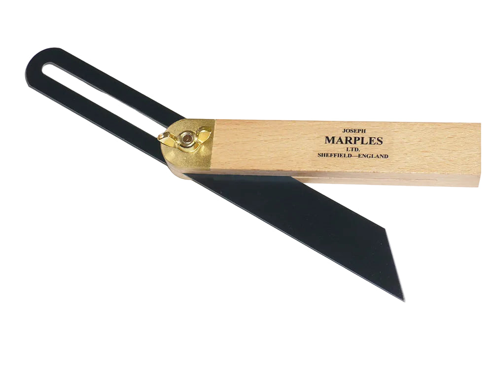 Joseph Marples 190mm (7-1/2") Beech Sliding Bevel with Brass Wing Lock