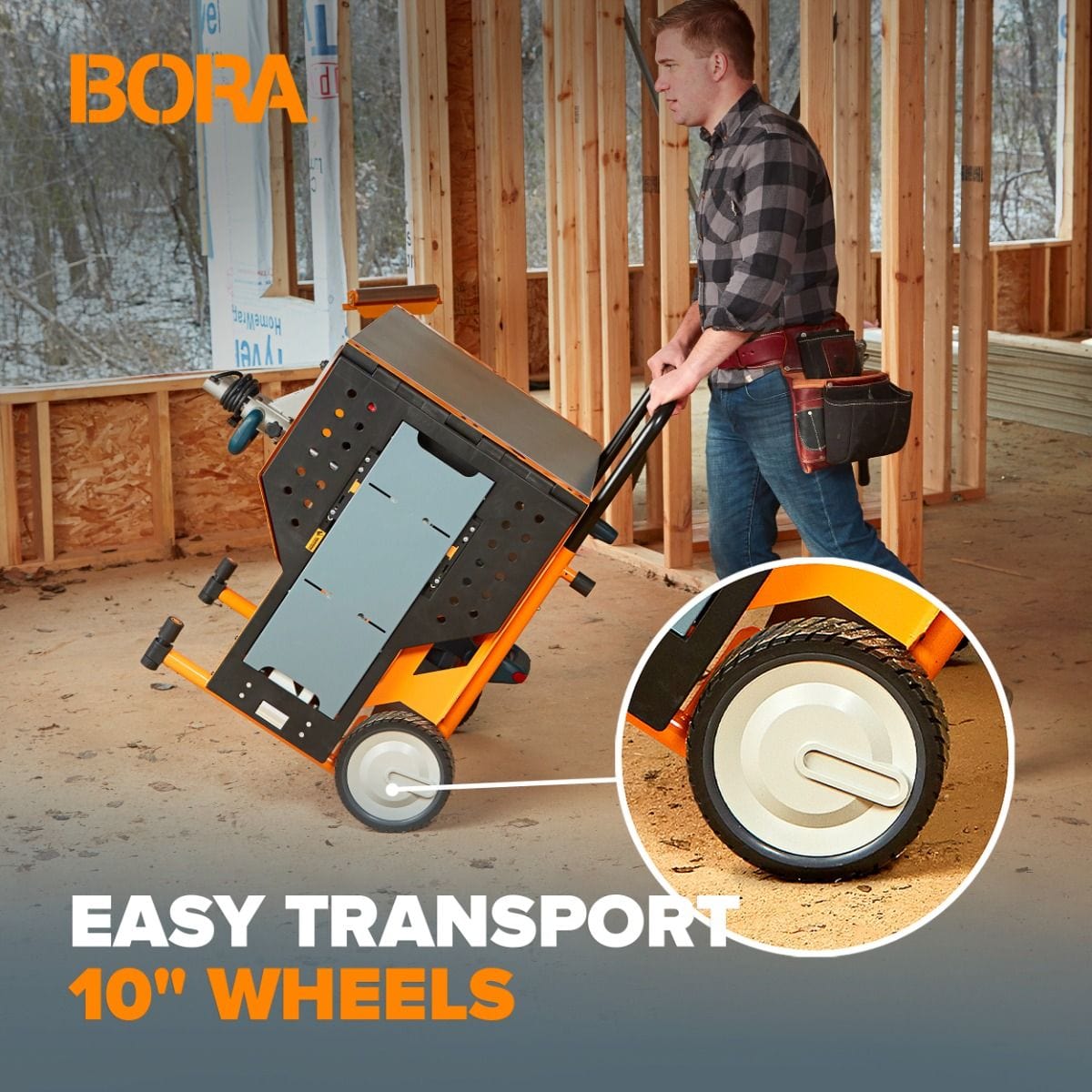 Portacube STR Mitre Saw Workstation BR PM 8000 by BORA